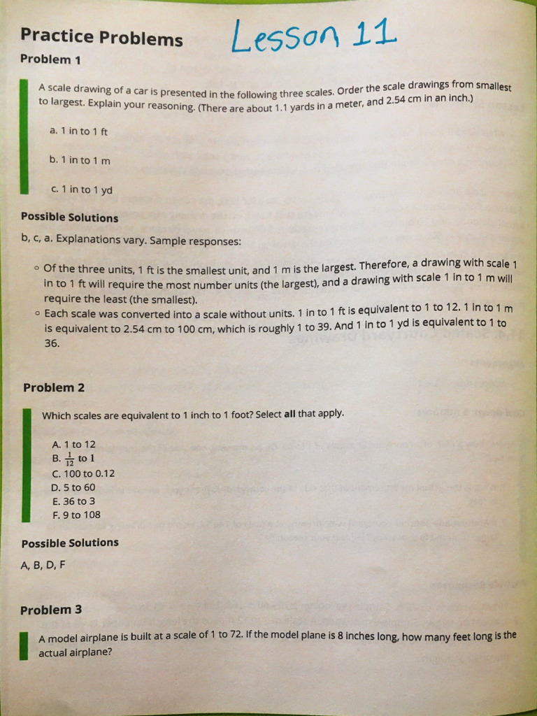 Unit 1 Lesson 11 PP KEY-1 | PDF