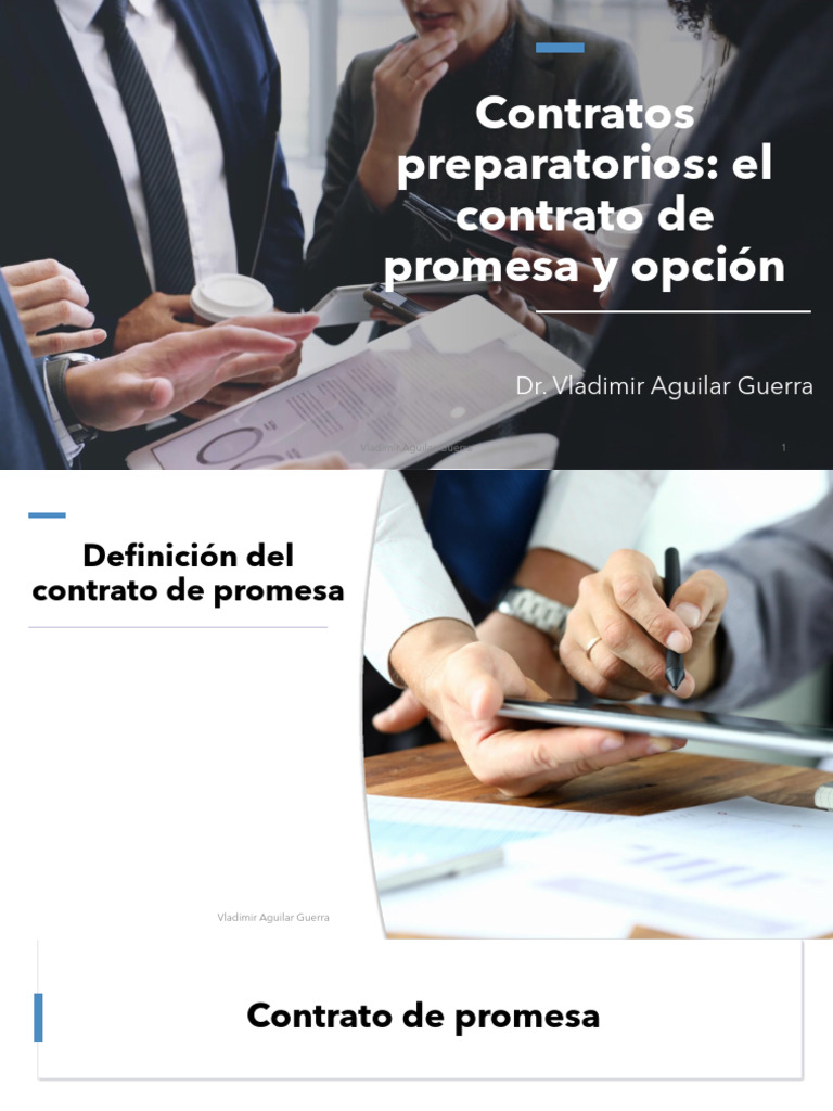 Contratos Preparatorios | PDF