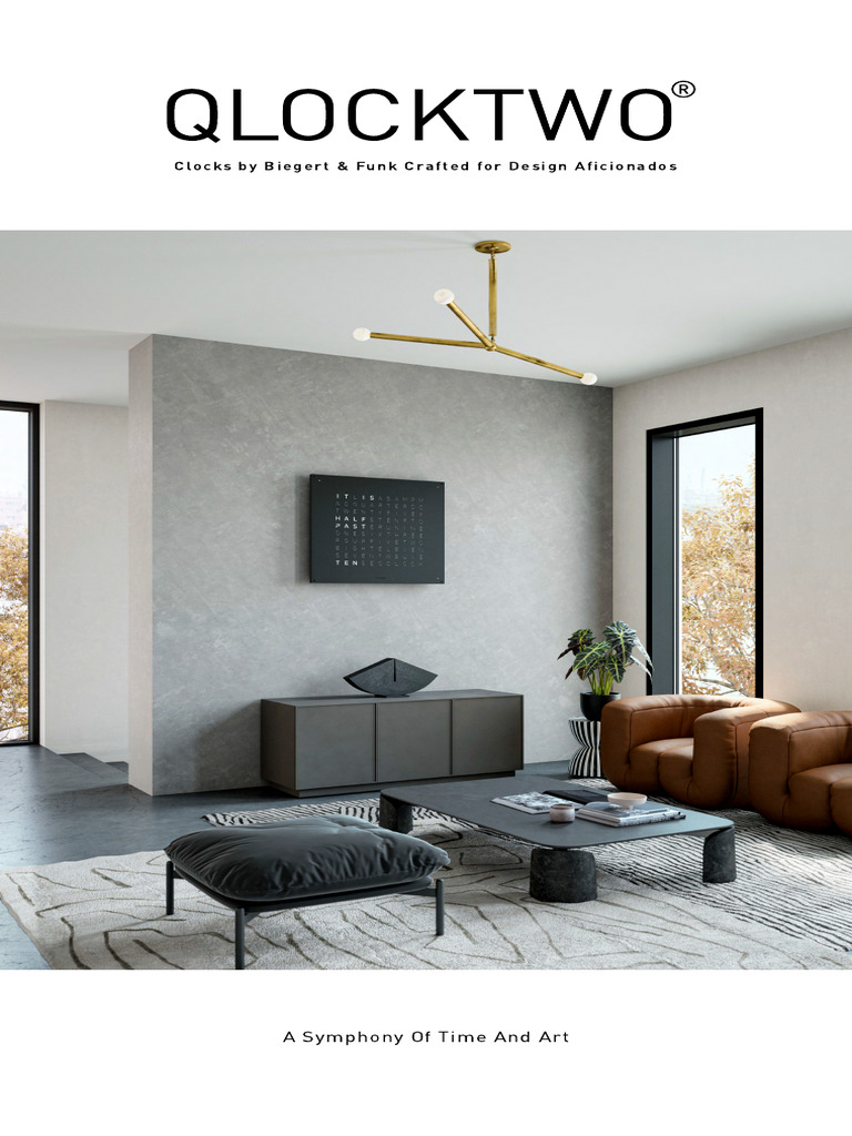 Qlocktwo | PDF | Watch | Clock