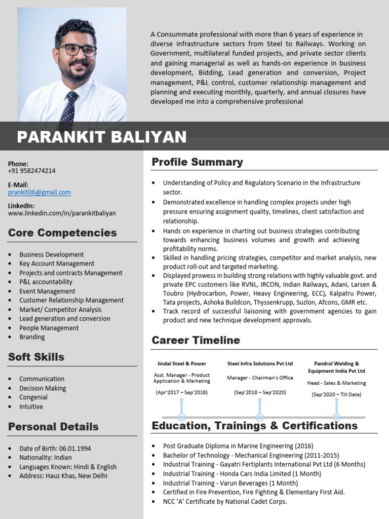 Infrastructure Sales & Marketing Expert | PDF | Gujarat | Business