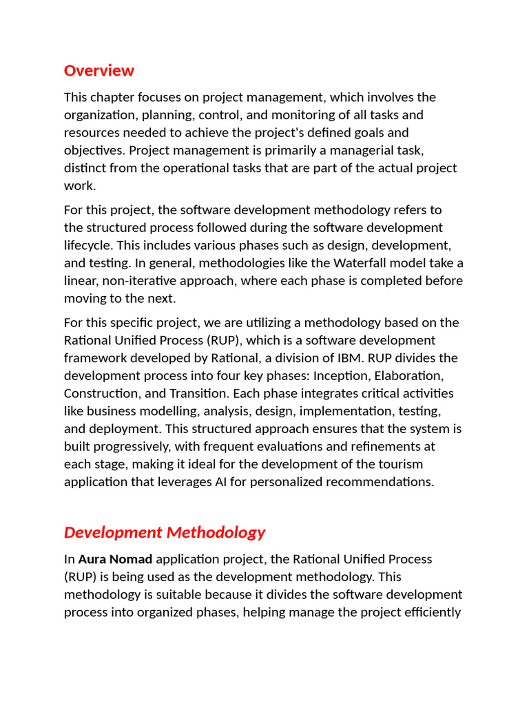 Project Ch.2-1 | PDF | Software Development Process | Usability