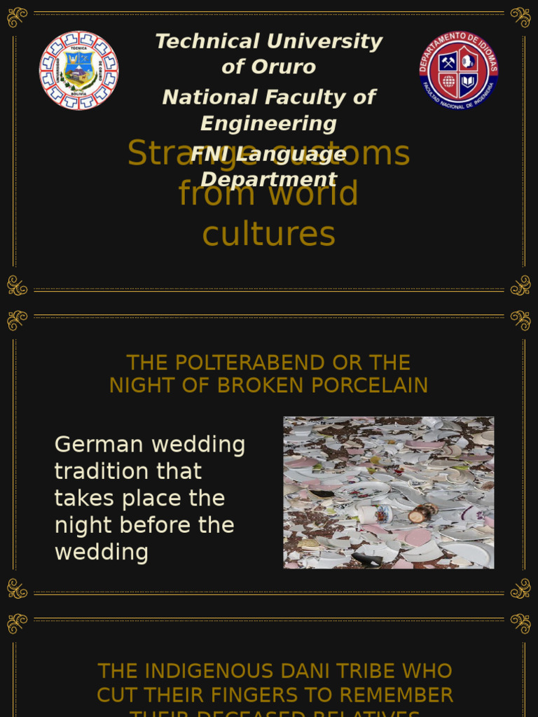 Strange Customs from World Cultures | PDF | Art