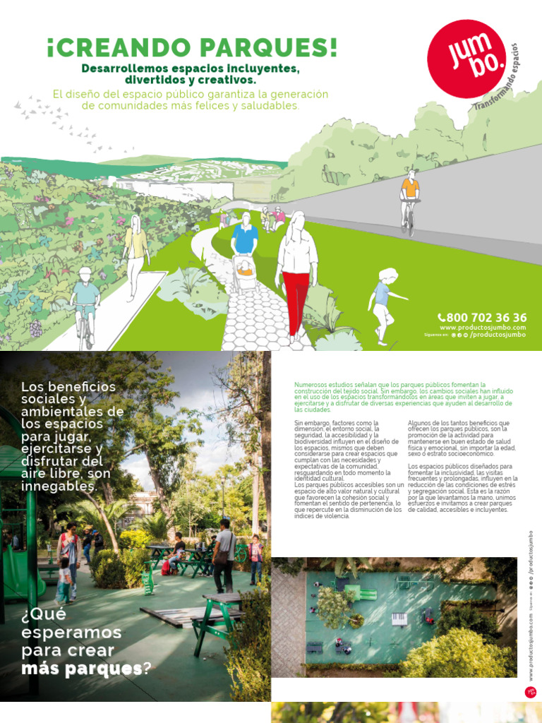 Jumbo Guia ¡Creando Parques | PDF | Recreación | Entorno natural