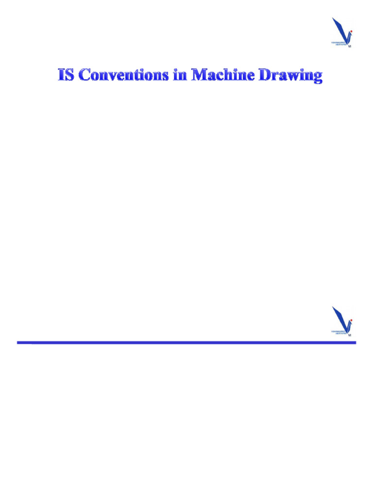 IS-Conventions in Machine Drawing | PDF | Screw | Nut (Hardware)