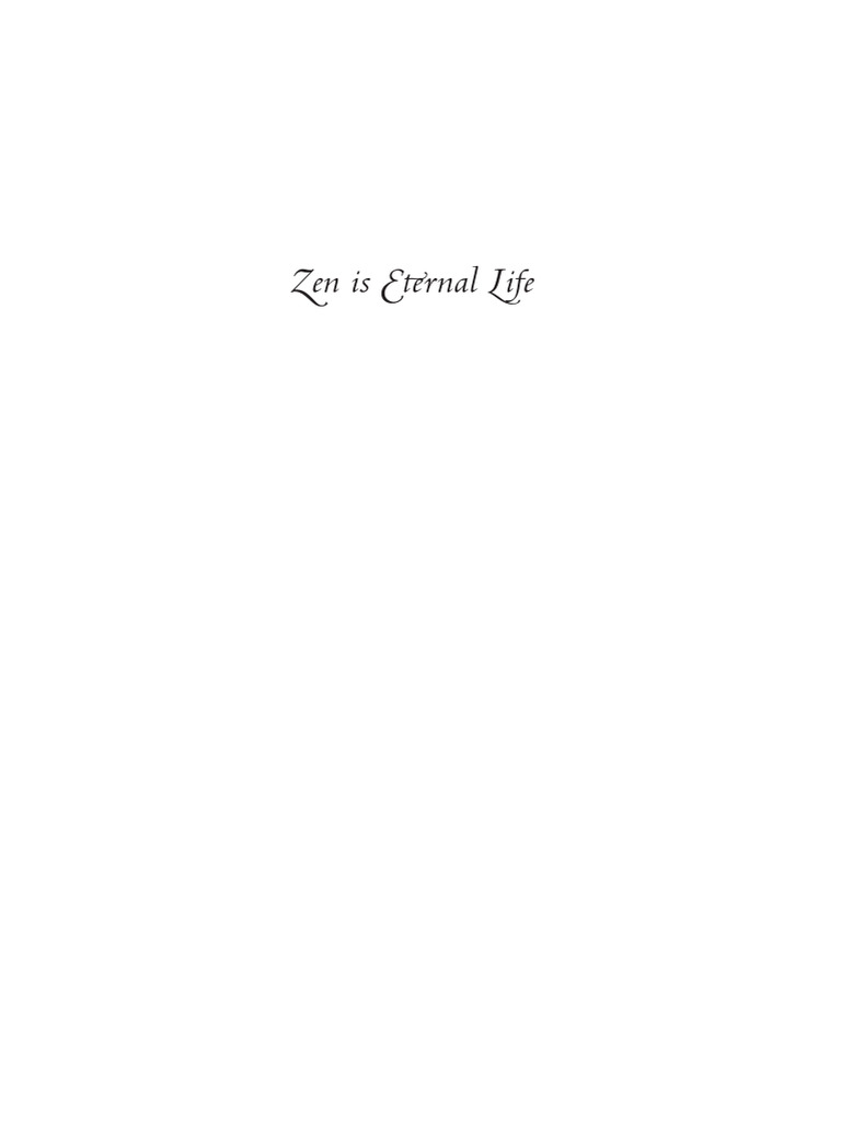 Eternal Life | PDF | Karma | Noble Eightfold Path