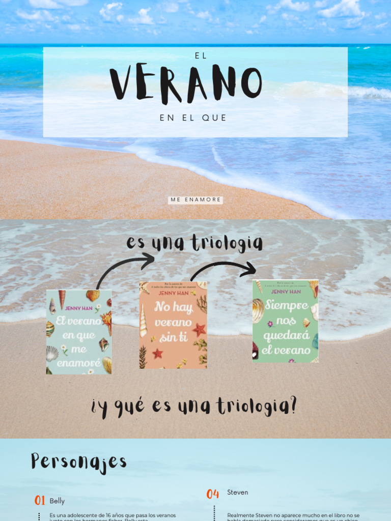 El Verano en El Que Me Enamoré PDF | PDF