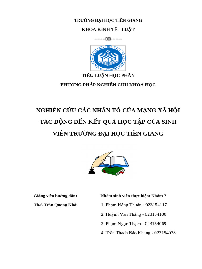 Đề Cương Chi Tiết PPNCKH | PDF