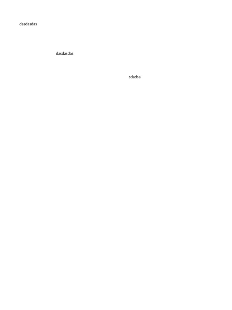 Dasdasdas | PDF
