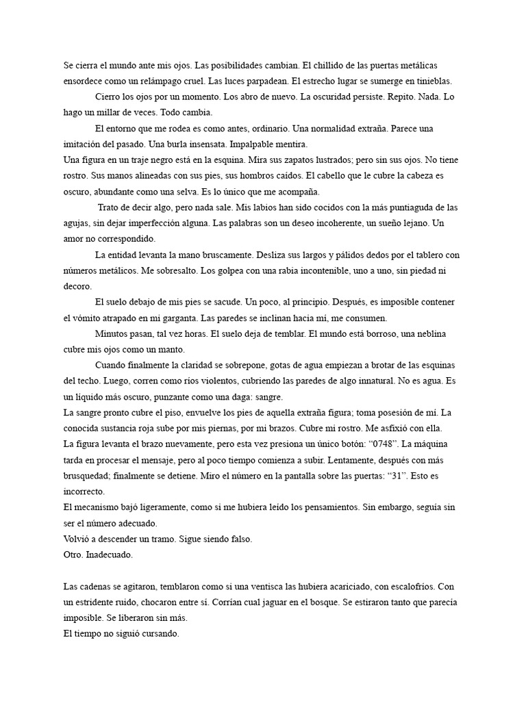 Se Cierra El Mundo Ante Mis Ojos | PDF | Novela negra, policíaca y suspenso