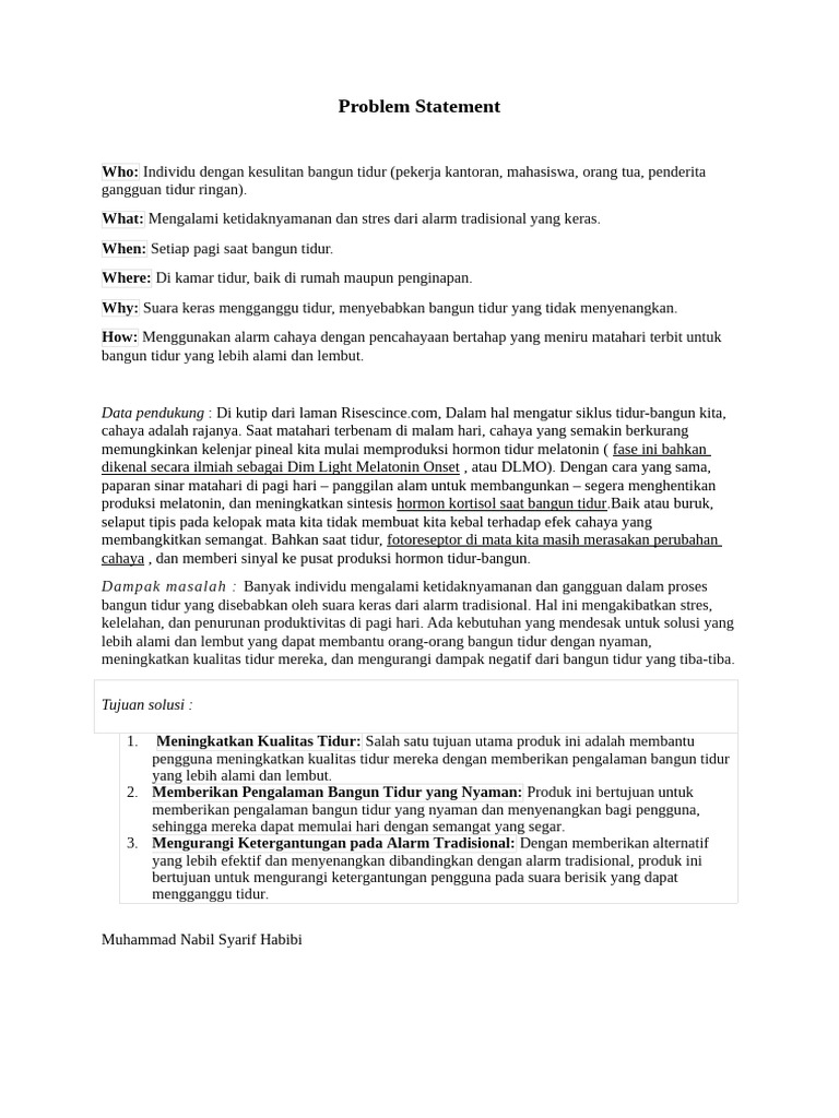 Problem Statement | PDF