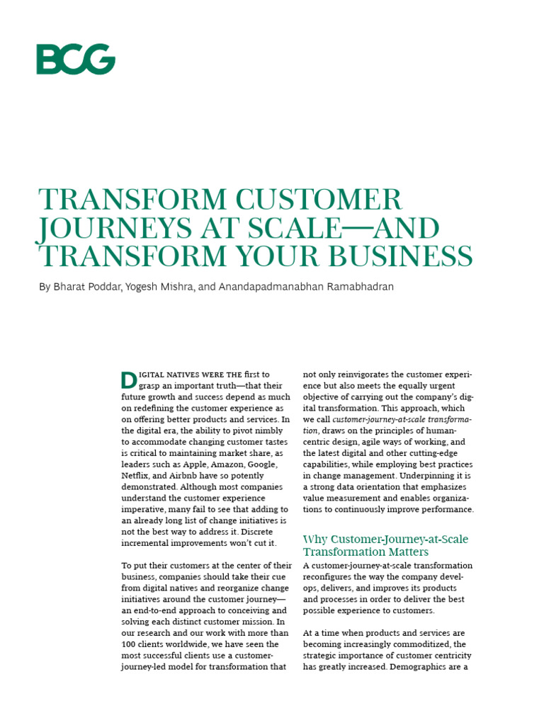 3 BCG Transform Customer Journeys at Scale and Transform Your Business ...