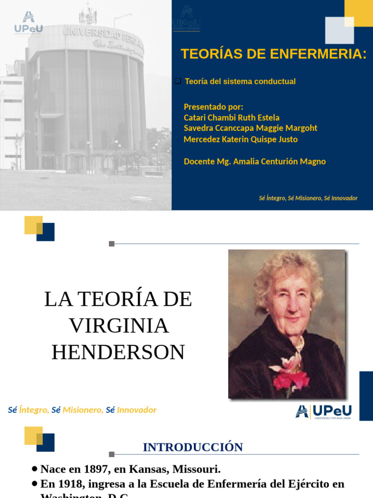 Teoría De Virginia Henderson En Enfermería Pdf Enfermería Cuidado
