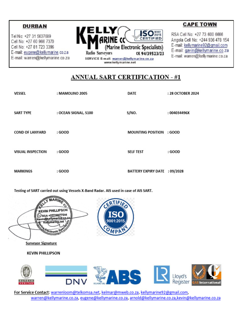 Mamolino 2005 - SART #1 9GHZ - 28 Oct 24 | PDF | Business | History