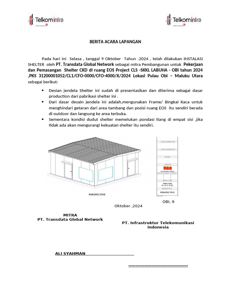 7 BA Lapangan Kerangkeng Tangki Solar (22 Feb 24) | PDF