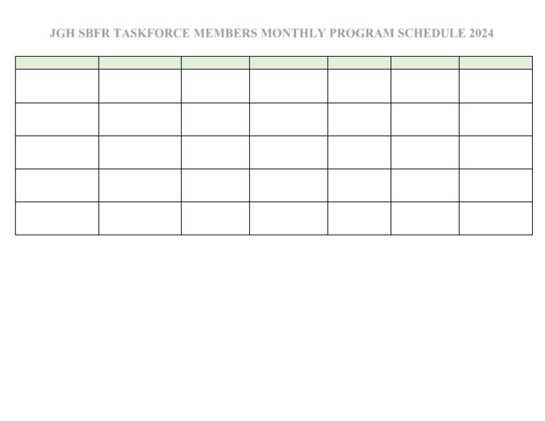 JGH SBFR Taskforce Program 2017 New | PDF