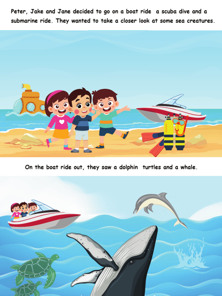 Ocean Adventure: Exploring Sea Life | PDF | Fish | Sea