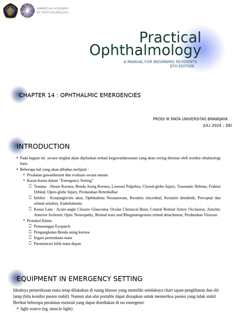Practical Ophthalmology-3 | PDF