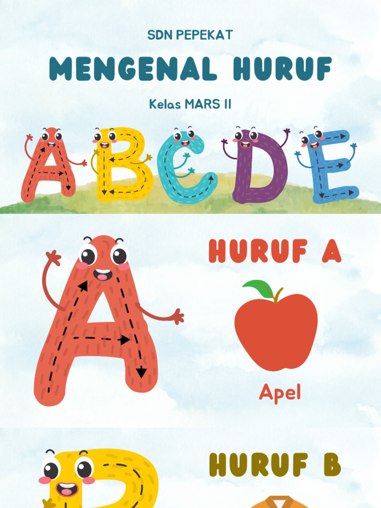 Mengenal Huruf Abjad A-Z untuk Anak | PDF | Dewasa Muda