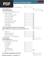 Company Self Assessment Tax Return Form | PDF | Tax Deduction | Expense