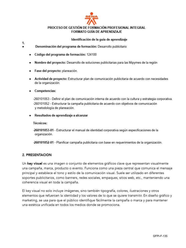 Guía para Crear un Key Visual Efectivo | PDF | Publicidad online | Marca