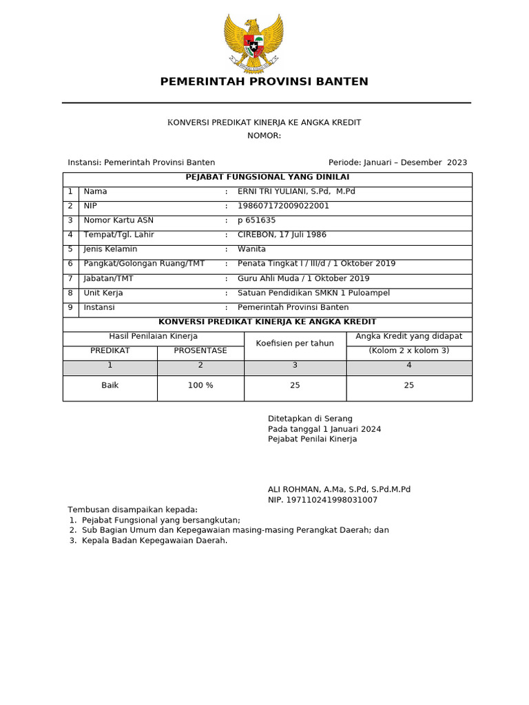 PAK Konversi Erni Tri Yuliani | PDF