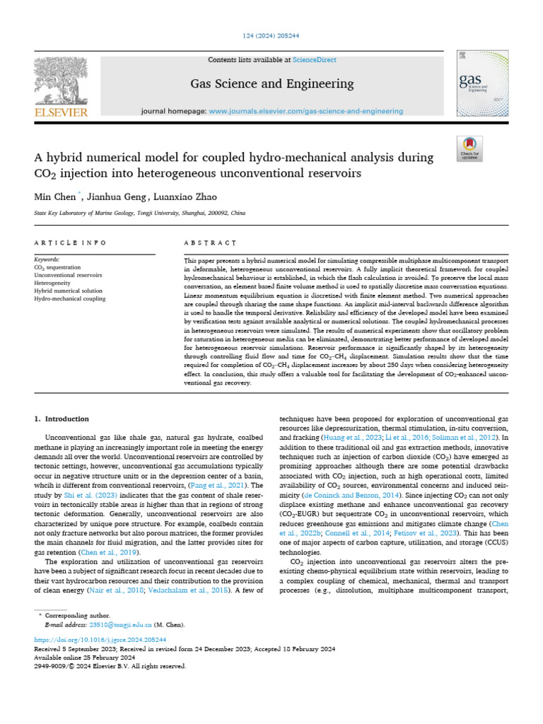 Methodology - A-Hybrid-Numerical-Model-For-Coupled-Hydro-Mechanical-Anal - 2024 - Gas-Science ...
