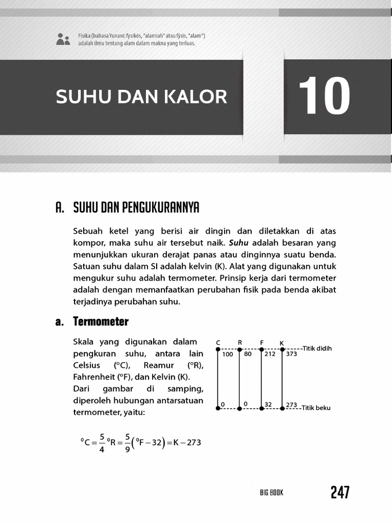 Bigbook Suhu Dan Kalor | PDF