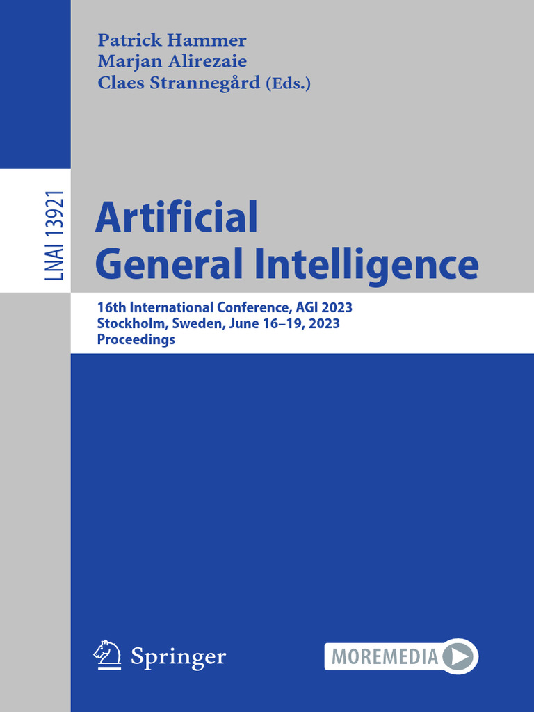 Artificial General Intelligence: Patrick Hammer Marjan Alirezaie Claes Strannegård | PDF ...