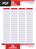 Tabela de Conversão de Polegadas para Milímetros | PDF