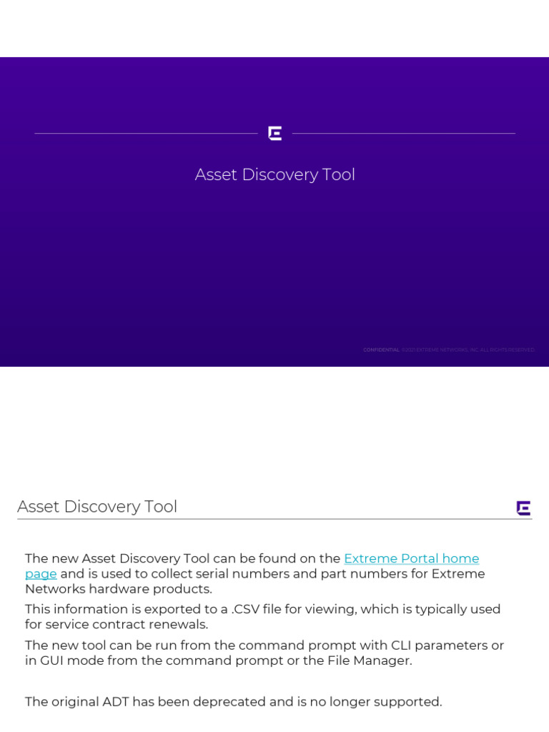 Asset Discovery Tool - User Instructions | PDF | Command Line Interface ...