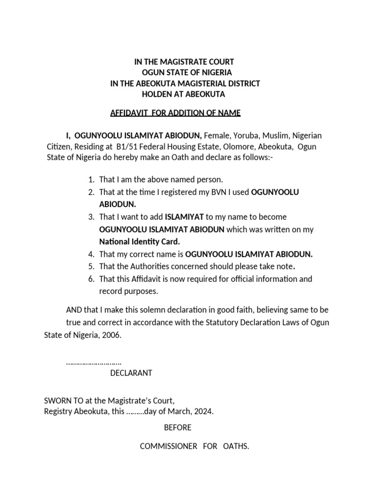 In The Magistrate Court | PDF