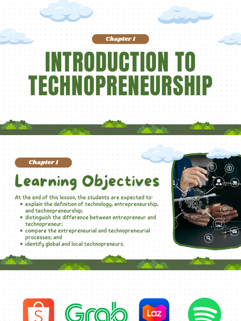 Introduction to Technopreneurship | PDF | Entrepreneurship | Marketing