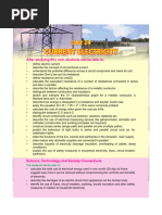 Physics Notes Class 10th Chapter 1 | PDF | Electric Current | Voltage