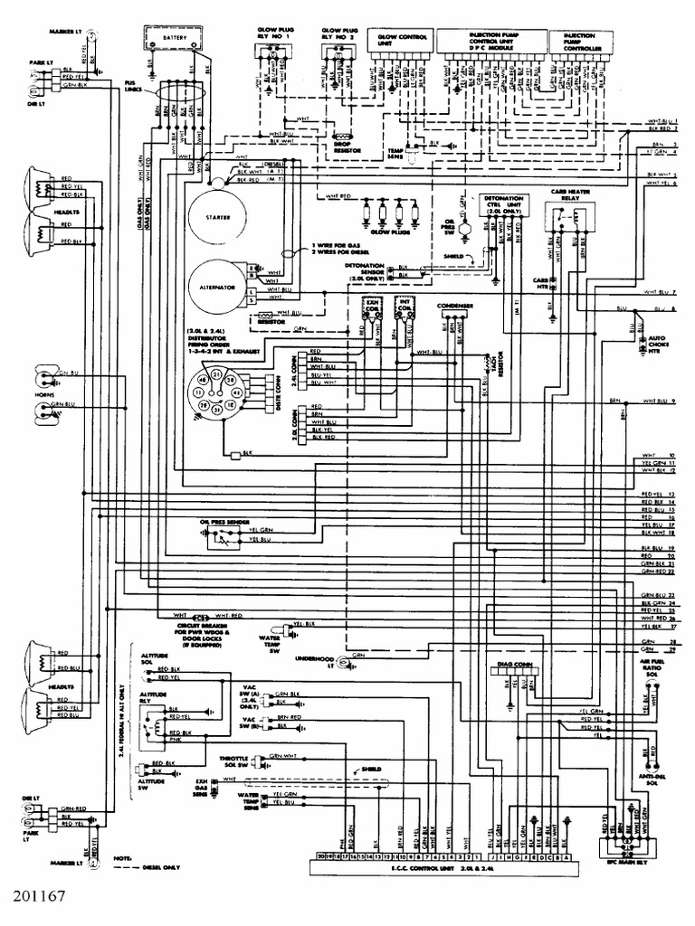 1985 Nissan Pick Up Diagrama | PDF