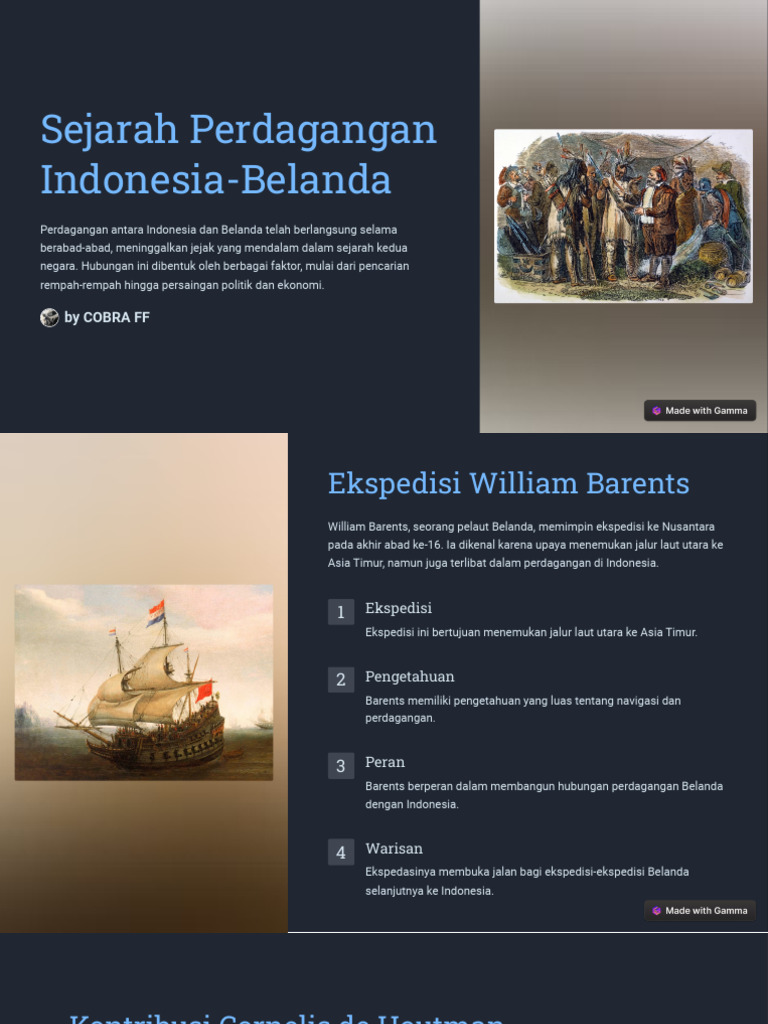 Sejarah Perdagangan Indonesia Belanda | PDF