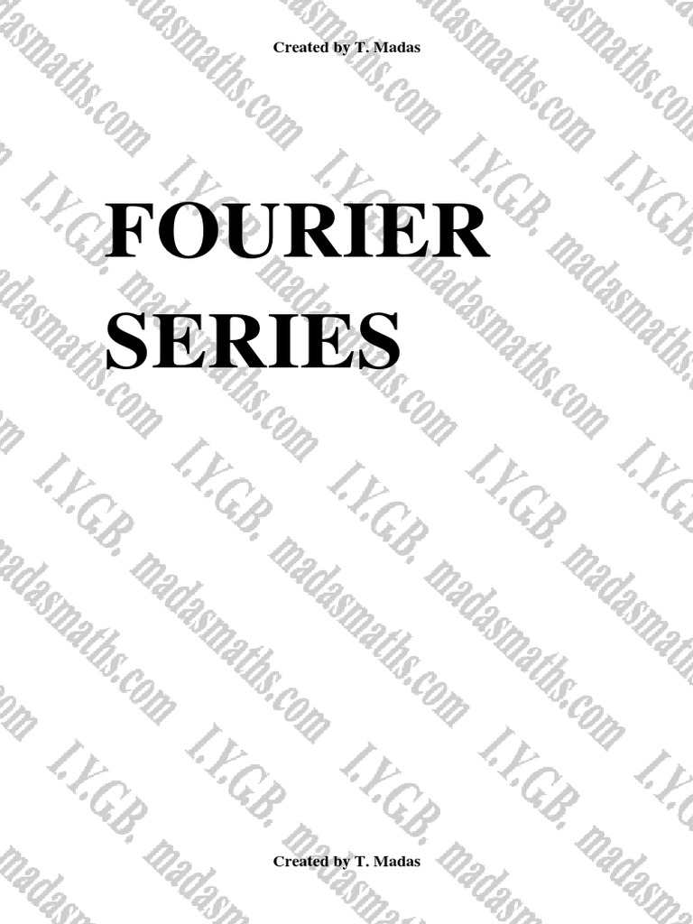 fourier_series | PDF | Fourier Series | Fourier Transform fourier_series | PDF | Fourier Series | Fourier Transform
