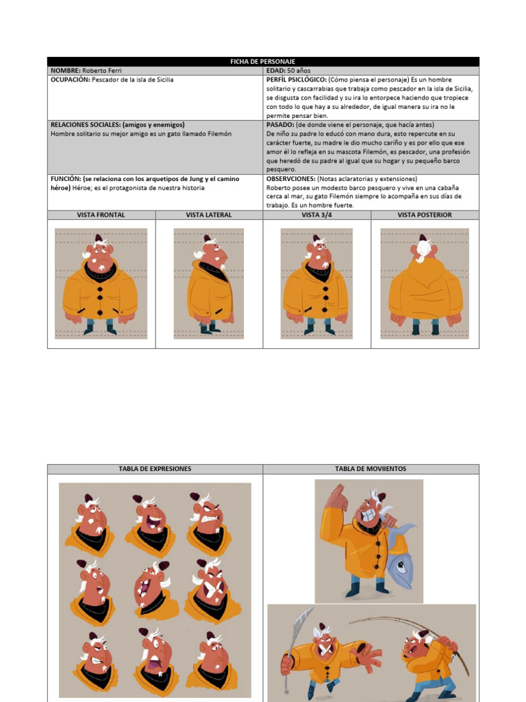 Ficha de Personaje | PDF