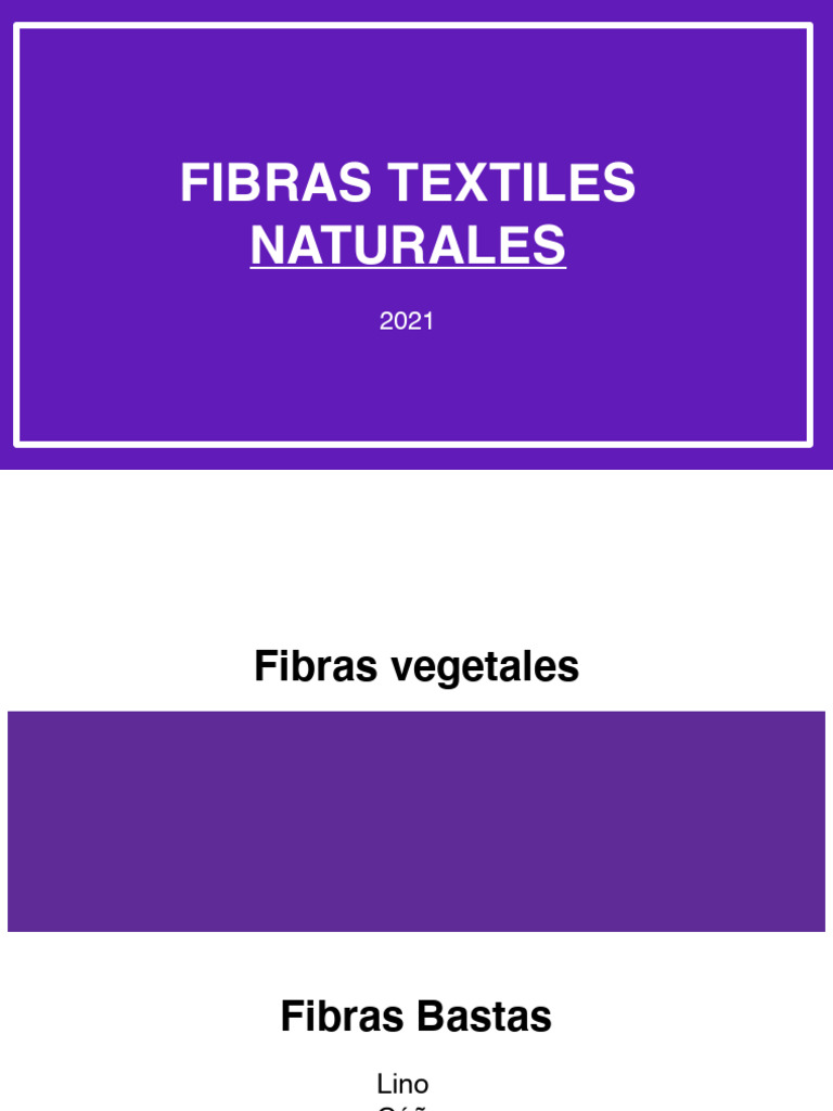 Fibras Textiles Naturales | PDF | Seda | Linaza