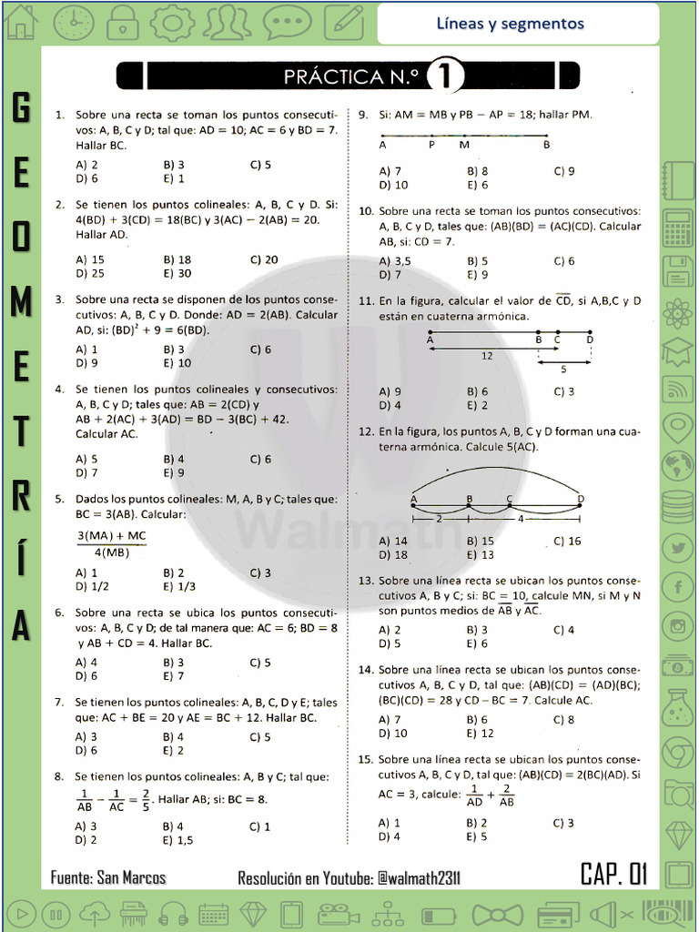 01 Lineas y Segmentos | PDF