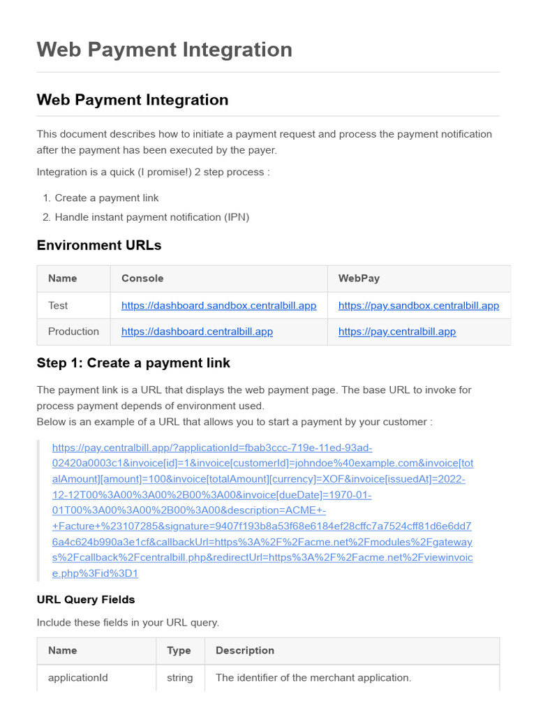 Web-Payment-Integration | PDF | Computing