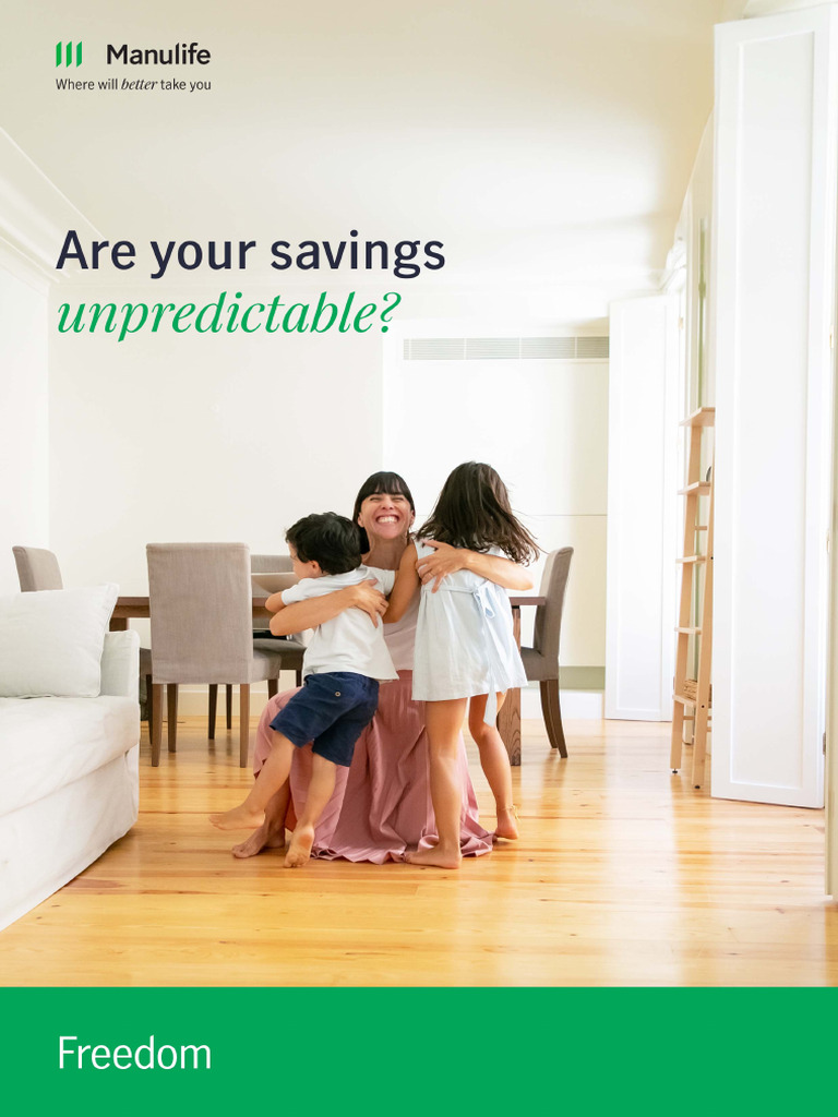 Manulife Freedom Savings Brochure 2024 | PDF