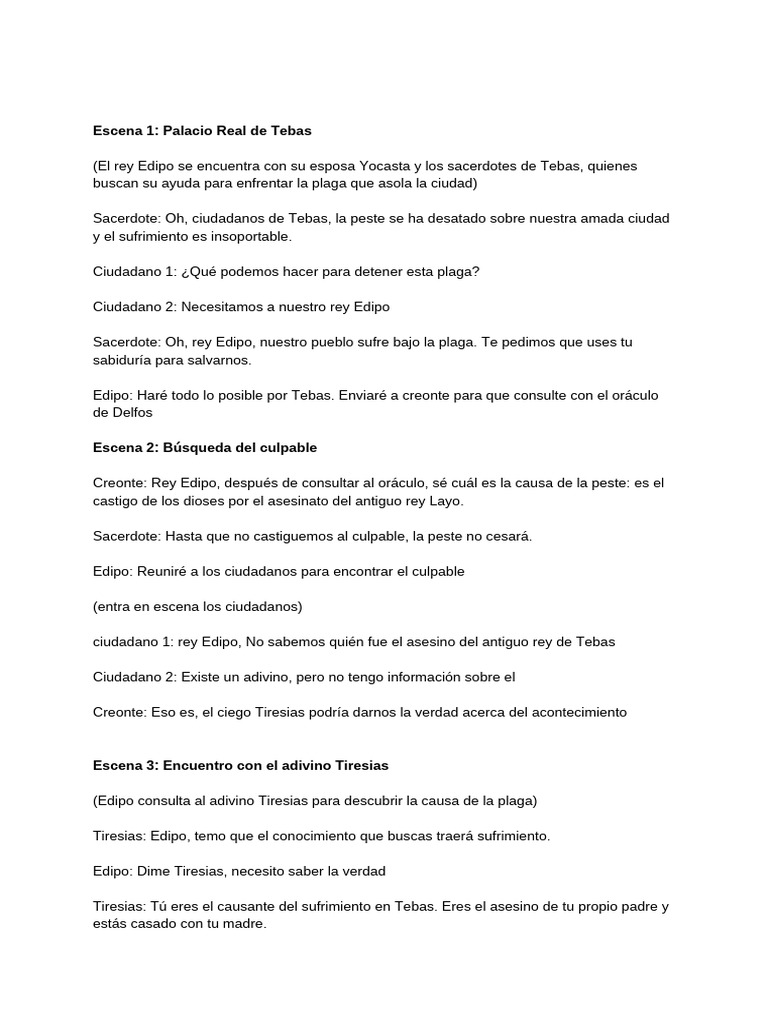 Documento Sin Título | PDF | Edipo
