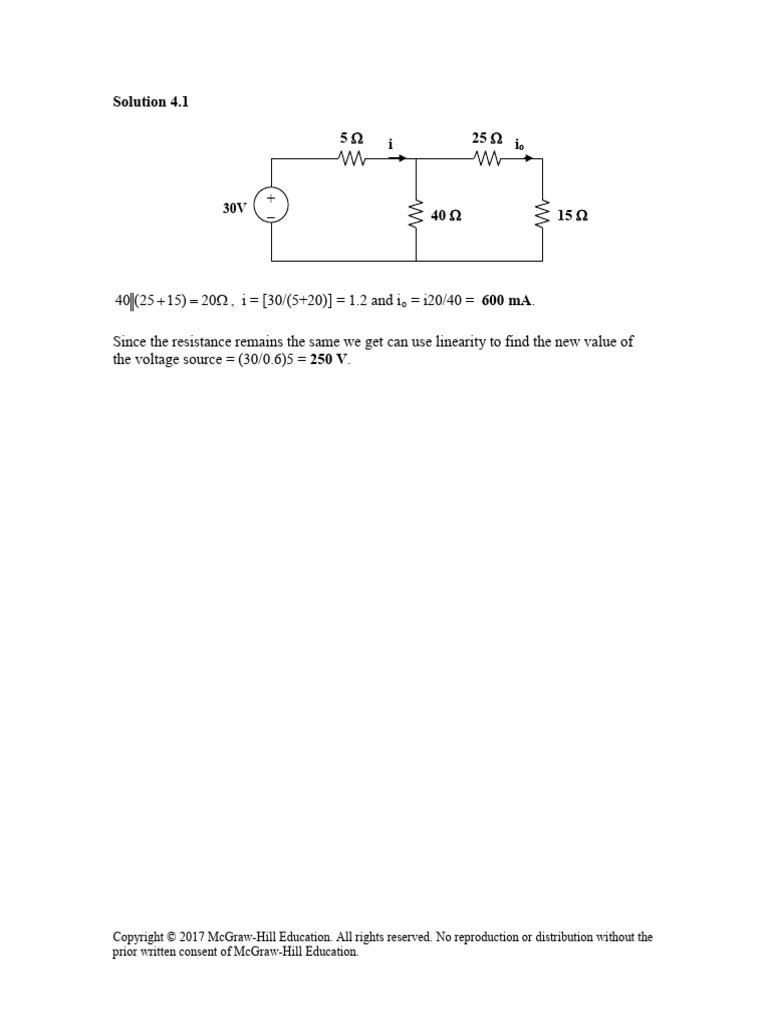 Chapter 04 Solutions | PDF | Electrical Network | Series And Parallel Circuits