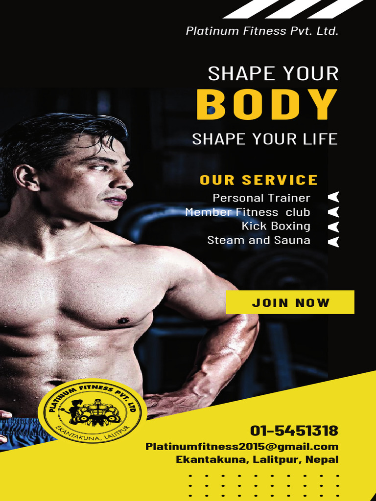 Platunim Fitness Rate Card (99 X 210 MM) | PDF | Finance & Money Management