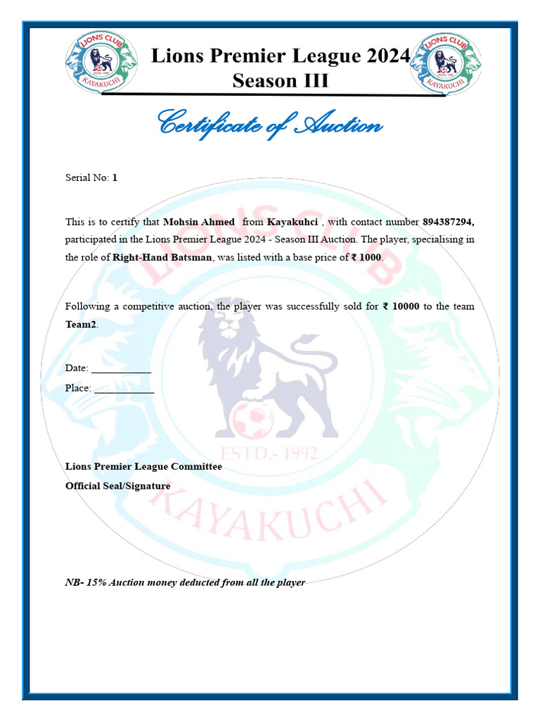 Certificate_Mohsin Ahmed | PDF Certificate_Mohsin Ahmed | PDF
