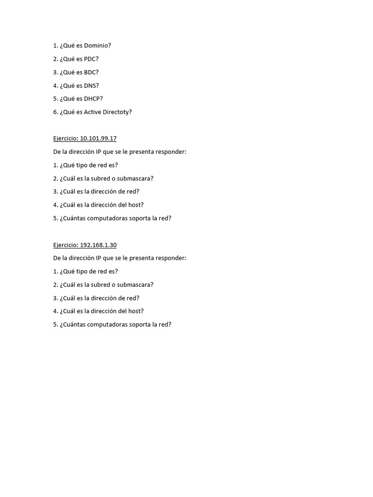 Guia Dominio y Protocolo TCP | PDF | Informática