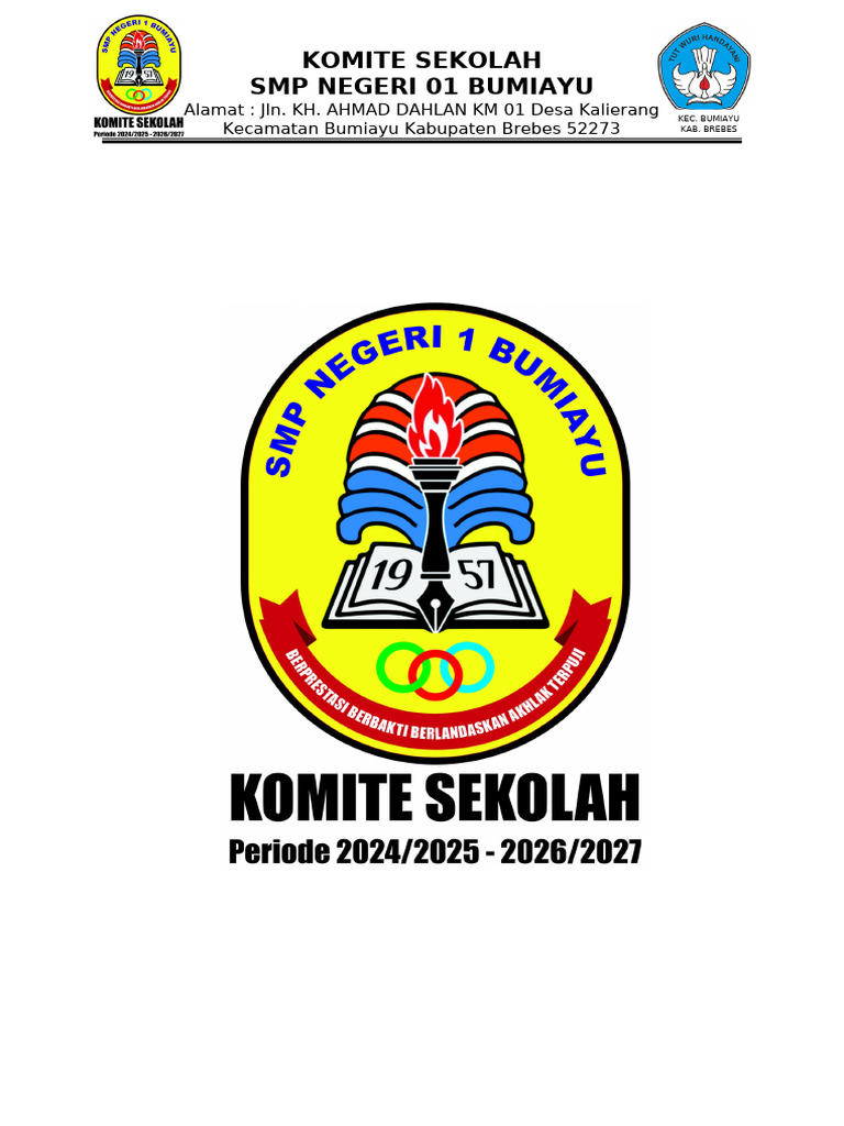 Kop Surat Komite Sekolah | PDF