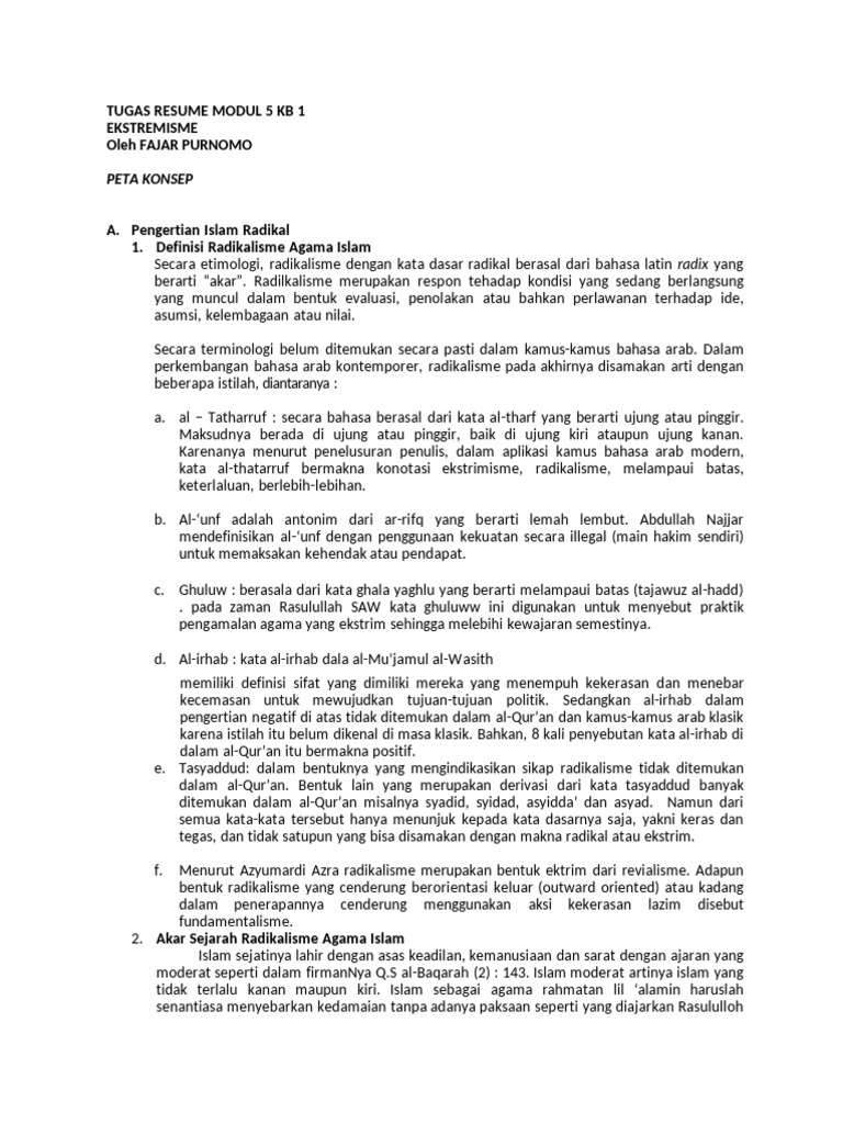 Tugas Resume Modul 5 KB 1 | PDF | Agama & Spiritualitas