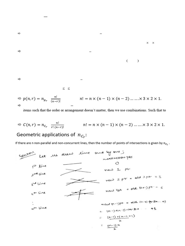 Permutations & Combinations - 10092024 - 142951 | PDF | Geometry | Euclidean Geometry