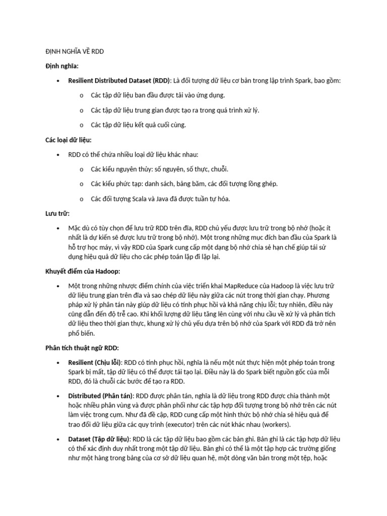ĐỊNH NGHĨA VỀ RDD | PDF